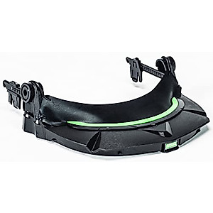 MSA 10115730 V-Gard Frame - General Purpose Applications, Fits Cap-Style Hard Hats, Black, High Density Polyethylene (HDPE), Includes Replaceable Debris Control Attachment, Durable & Reusable