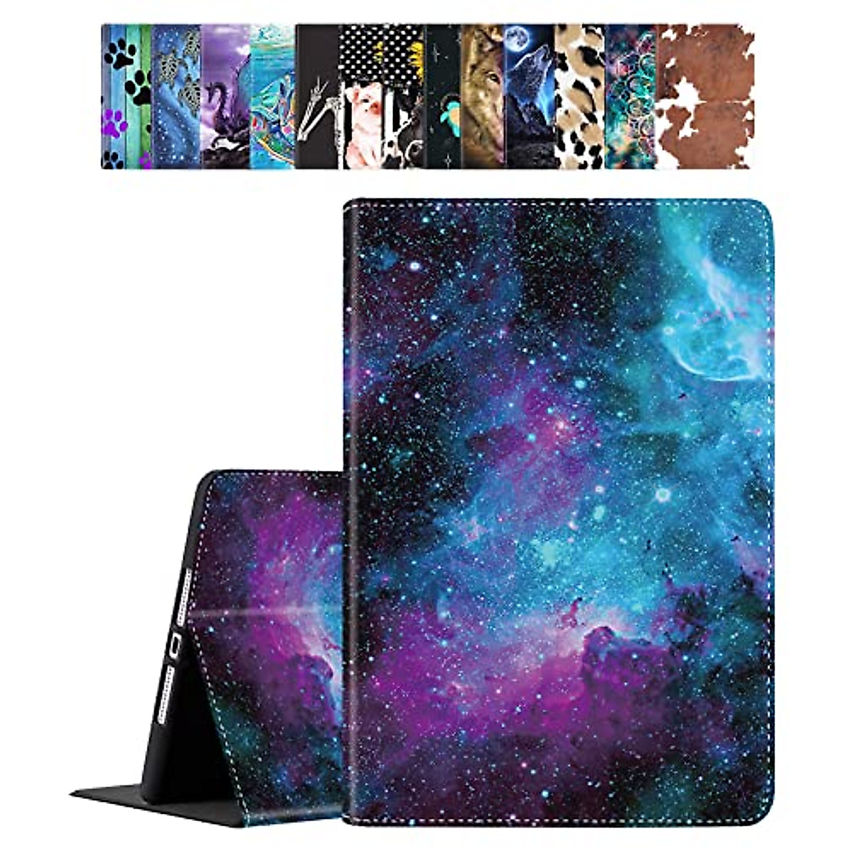 iPad Mini 6 Case, iPad Mini 2021 6th Generation Case Auto Sleep/Wake Multi-Angle Stand for iPad Mini 6th Gen 8.3 Inch , Galaxy