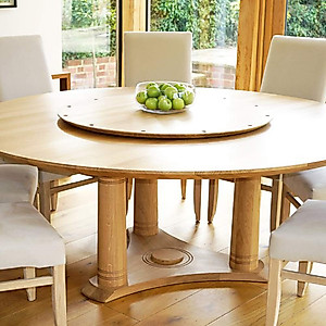 Odowalker Square 6 Inches Lazy Susans Turntable Bearings Lazy Susan Base Swivel Zinc Plate 5/16" Thick 500LB Capacity (1 Piece 6 inches)