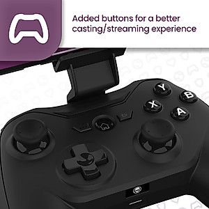 Rotor Riot Gaming Controller for Android – Wired Android Gamepad with Triggers, Power Pass Through Charging, D-Pad - Handheld Game Console Accessory with ZeroG Mobile Device Holder