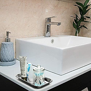 COYMOS 3 Pack Surgical Tray, Stainless Steel Tray for Lab Instrument Supplies, Tattoo Tool (Silver)