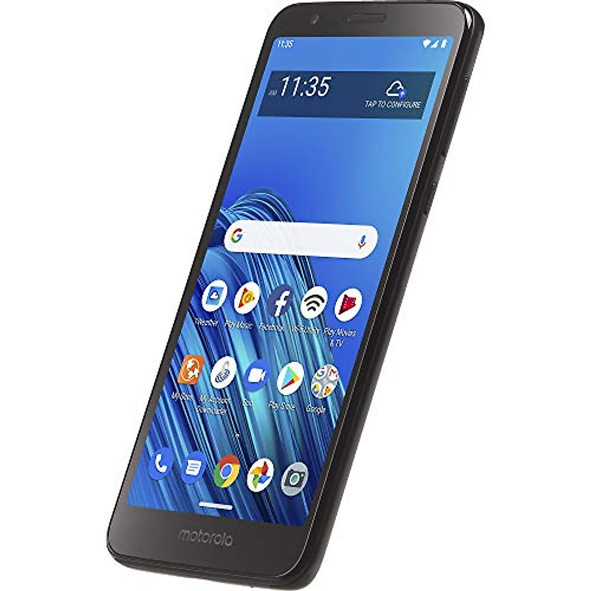 Motorola TracFone Moto E6 4G LTE Prepaid Smartphone (Locked) - Black - 32GB - Sim Card Included - CDMA - Fustration Free Packaging