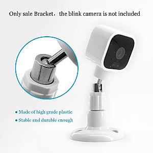 Blink Mini Camera Wall Mount, ALLICAVER 360 Degree Swivel Ceiling Mount for Both Blink Camera, Blink Mini, Blink XT2 and Blink Indoor Camera Mount Bracket (3 Pack, White)