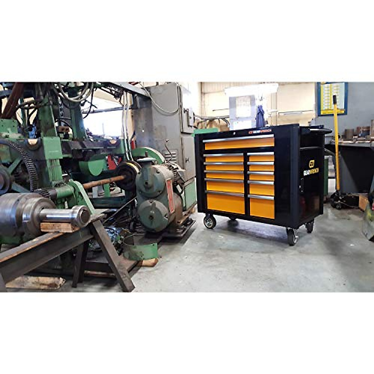 GEARWRENCH 42" 11 Drawer Mobile Work Station, Black & Orange - 83169