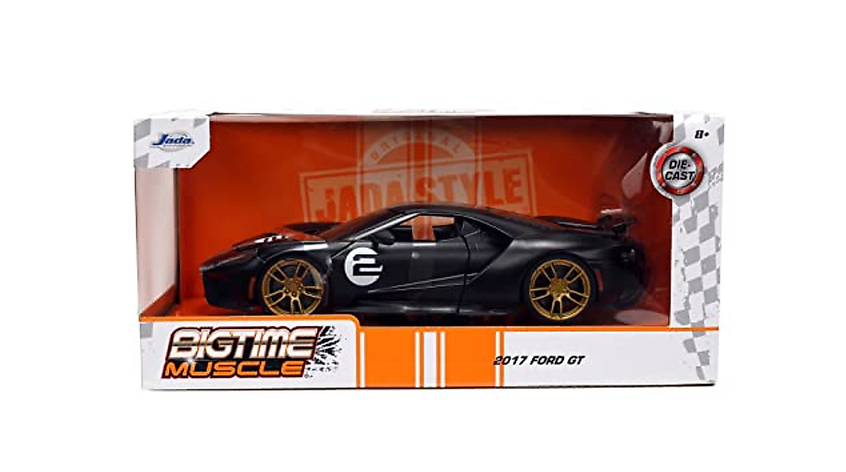 Jada Toys Big Time Muscle 1:24 Ford GT Die-Cast Car - Collectible ...