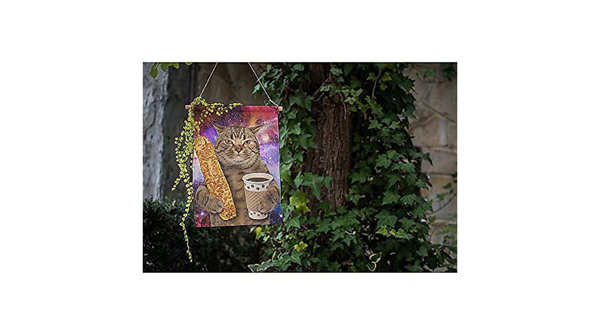 Fun Cat Garden Flag - Double Sided Burlap Decor for Garden & Lawn
