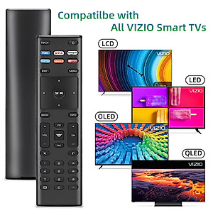 Remote for Vizio Smart TV Remote XRT-140 and Vizio Smart TV Quantum 4K UHD HDR OLED HDTV SmartCast, Vizio D M P V Series LED LCD 24 32 40 43 50 55 58 60 65 70 75 85 inch TV Watchfree