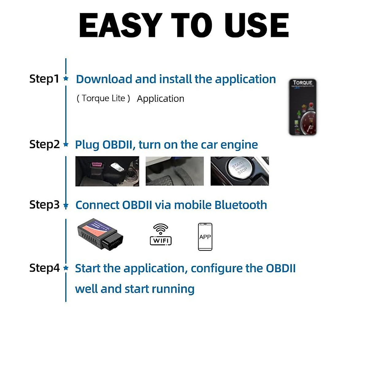 Elm327 WiFi OBD2 Interface Can Bus Scanner Diagnostic Tool with Original 25k80 Chip Support iOS/Android V2.1