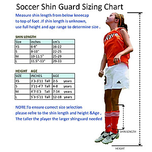 Aufense Soccer Shin Guards for Toddlers Kids - Durable Shin Pads with Ankle Protection for Ages 2-14 Boys and Girls (Black, S)