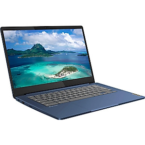 Lenovo 2023 Newest Ideapad Slim 3 14" FHD Touchscreen Chromebook Laptop, 8-Core MediaTek Kompanio 520, 4GB RAM, 64GB eMMC Storage, WiFi 6, 13.5hr Battery Life, Webcam, Chrome OS, w/CUE Accessories