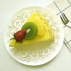 DECORA 180 Pieces White Round Paper Lace Doilies for Birthday Party and Wedding Tablewear Decoration 3.5inch,4.5inch,5.5inch