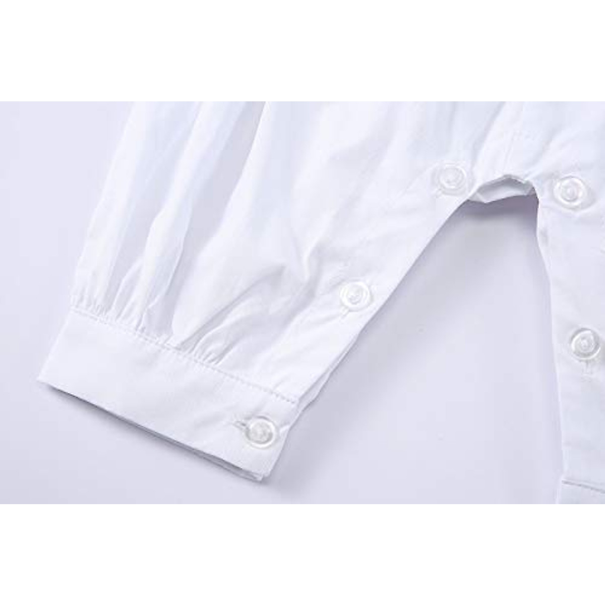 Bow Dream Baby Boy's 3 Pcs Christening Baptism Outfit Infant Romper Short Sleeve 12-18 Months