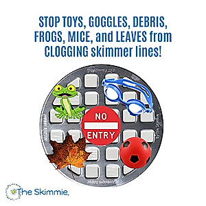 The Skimmie Basket Buddy Grate Keeps Debris from Pump Line - Sacrificial Aluminum Anode Grate Helps Prevent Pool Equipment Corrosion