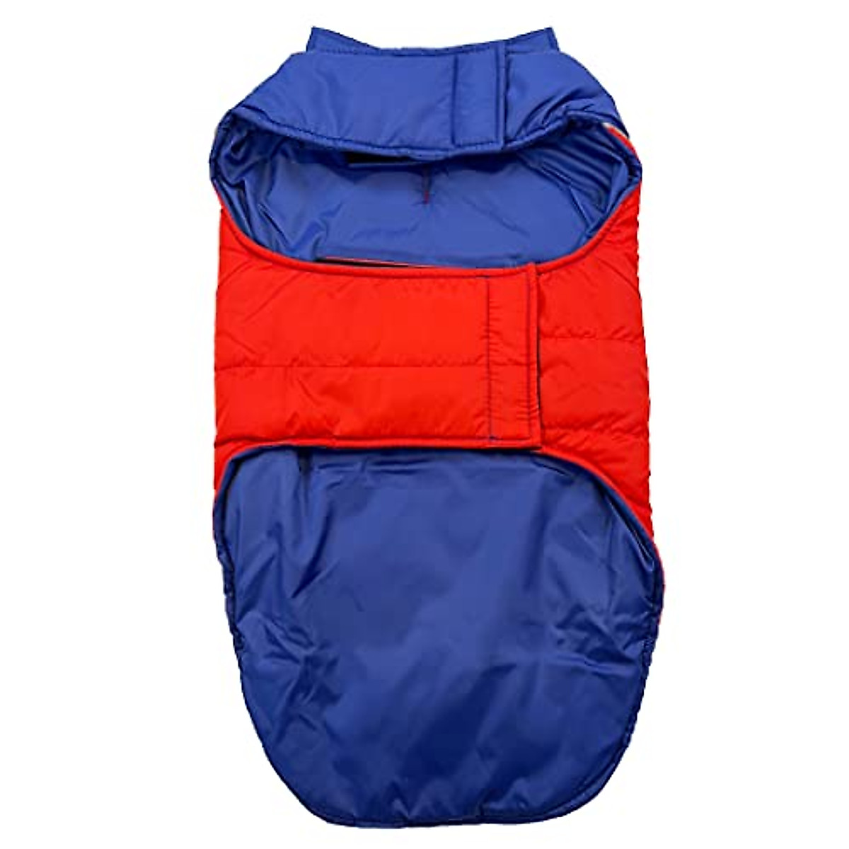 NHL New York Rangers Puffer Vest for Dogs & Cats, Size Large. Warm, Cozy, and Waterproof Dog Coat, for Small and Large Dogs/Cats. Best NHL Licensed PET Warming Sports Jacket