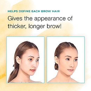 Sport Cosmetics Eyebrow Color For Women, 20 Application Kit, Light Brown