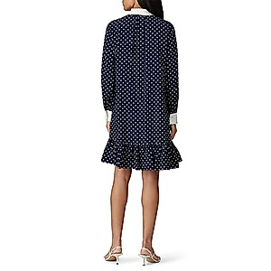 Tory Burch Rent the Runway Pre-Loved Cora Polka Dot Shirt Dress, Multicolored, 00