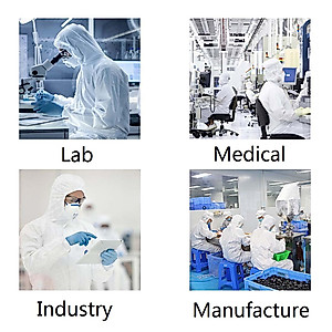 Fancystyle 6 pack Disposable Protective Coverall Painters Suit White (XL-2XL)