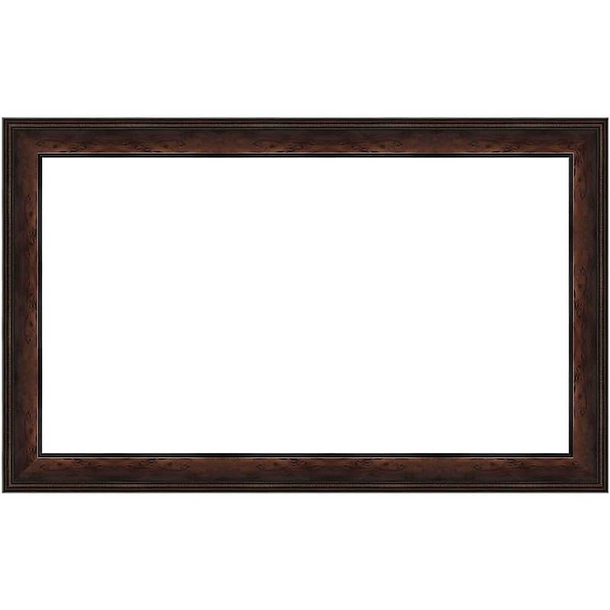 Frame My TV Deco TV Frames - Burlwood Smart Frame Compatible ONLY with Samsung The Frame TV (75", Fits 2021-2025 Frame TV)