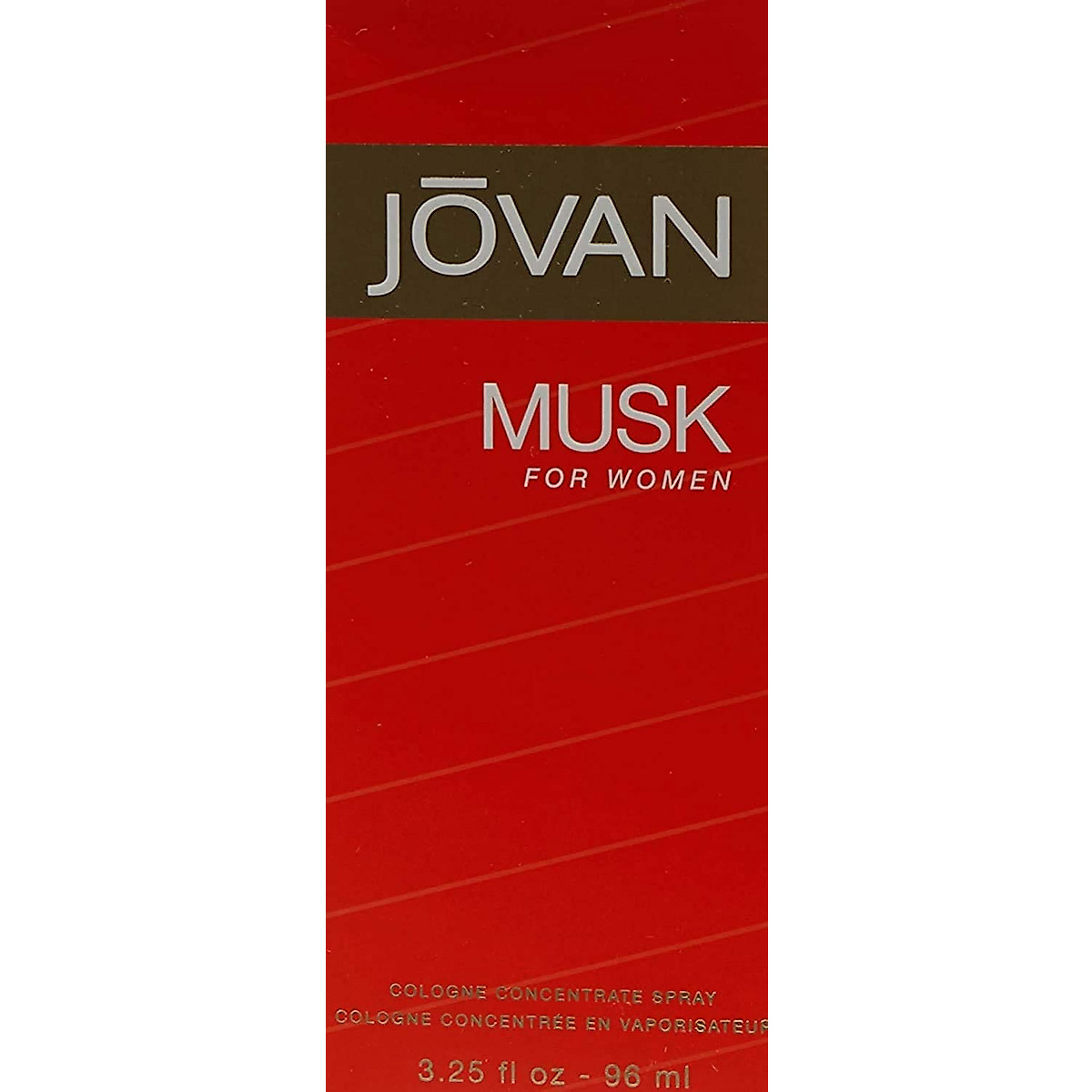 Jovan Musk for Women Eau de Cologne Spray 3.25 fl oz (Pack of 1), Notes of Jasmine, Amber, and Neroli, Women's Fragrance, Long Lasting, Everyday Fragrance, Travel Size