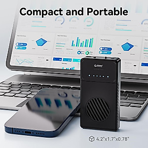 NVMe M.2 Duplicator Dual-Bay Clone Enclosure, Tool-Free USB to NVME Adapter with Cooling Fan, 10Gbps Docking Station NVMe Enclosure Support Offline Cloning and Duplicator for M2 2230/2242/2260/2280