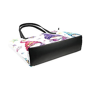 senya Colorful Gnomes With Stars Handbags Shoulder Bags Leather Crossbody Handbag for Women Tote Satchel