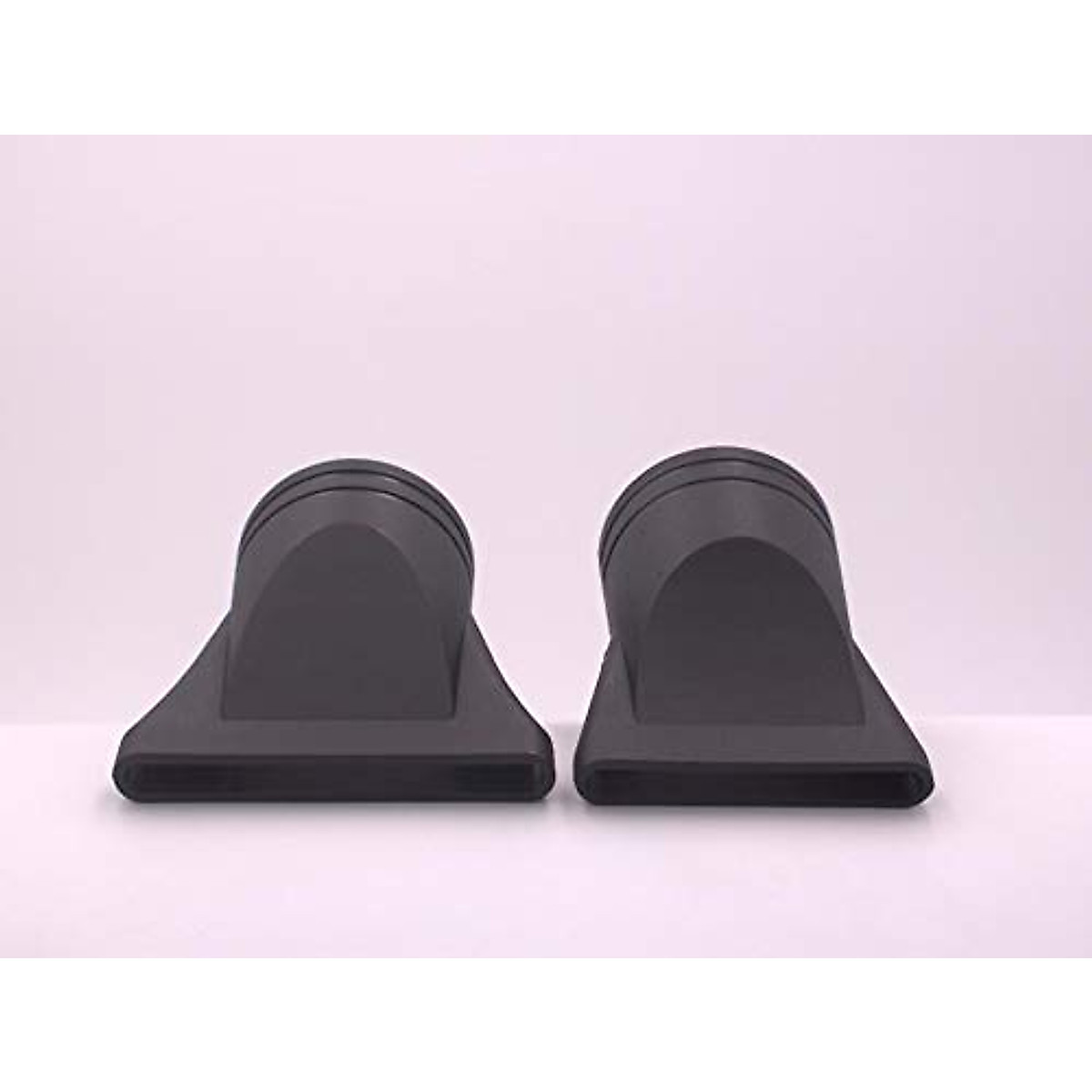 2PCS(Not Universal) Black Plastic Salon Hair Dryer Nozzle Replacement Narrow Concentrator Replacement Blow Flat Hair Drying Nozzle Special for Diameter 4.5cm