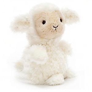 Jellycat Little Lamb Stuffed Animal, 7 inches | Lamb and Sheep Plush Toy | Classic Children's Gift