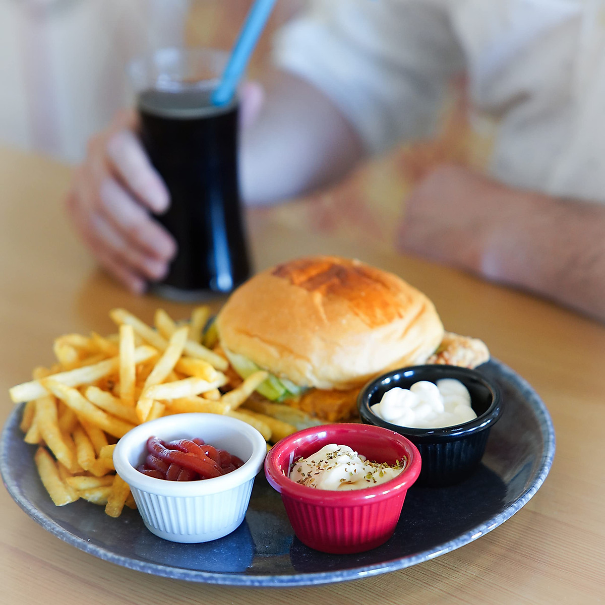 Soy Sauce Dish - Dipping Bowls, Quality, Healthy Tiny Bowls for Sauce, Ketchup, Serving, Spice, Set of 9 Colorful , You Can Use Them for Sauces, Snacks, Small bowls, Desserts and more.