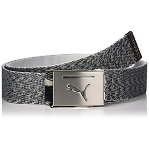 PUMA Golf 2019 Men's Reversible Web Belt (One Size), Bright White