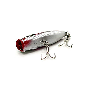 n/c SEASKY Fishing Plug Lures Micro Popper Topwater Trout Attack in Freshwater (Green)