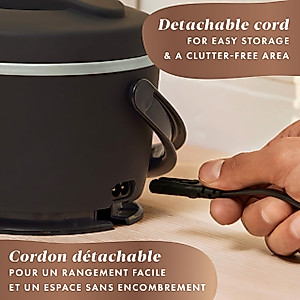 Crock-Pot Electric Lunch Box, Portable Food Warmer for On-the-Go, 20-Ounce (591 mL), Black Licorice