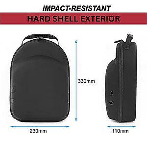 Generic Travel Baseball Cap Organizer And A Wash Bag, Perfect Hat Storage For Baseball Caps Dust Free, Waterproof Hat Protector, Great Hat Storage Box And Gift For Cap Lovers, Black/Black