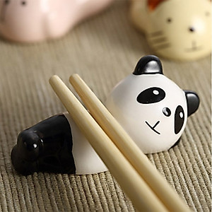 Yooce Cartoon Animal Chopstick Rest Spoon Holder Knife Stand, Set of 4