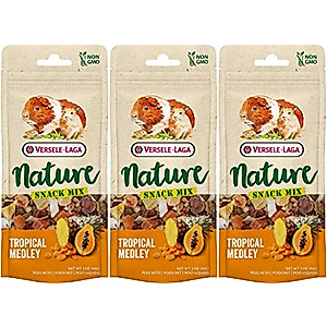 Versele-Laga 3 Pack of Nature Tropical Medley Snack Mix Treats, 3 Ounces Each, for Small Pets