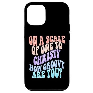 iPhone 13 Pro CHRISTY Cute Retro Girls Groovy CHRISTY Personalized Name Case