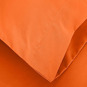 ARTALL Soft Microfiber Bed Sheet Set 4-Piece with Deep Pocket Bedding - King, Orange