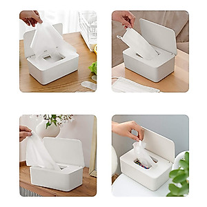 Baby Wipe Dispenser Set Baby Wipes Case and Pouches, Baby Wipe Holder Keeps Wipes Fresh, Perfect Look Wipe Containers with Sealing Design