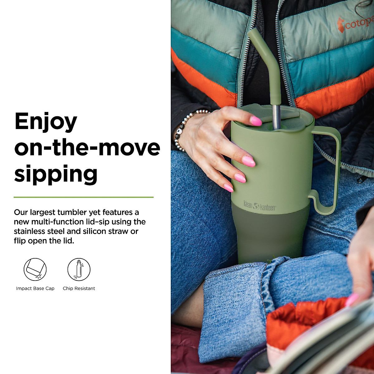 Klean Kanteen Rise Mug, 900 ml, Green