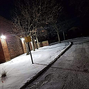 ZJOJO 4 Pack 120W New LED Wall Pack with Dusk-to-Dawn Photocell, IP65 Waterproof Outdoor Lighting Fixture, 800-1000W HPS/MH Replacement, 14400lm 5000K 120Vac 5-Year Warranty