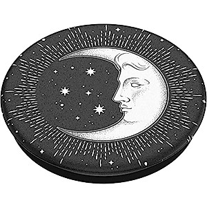 ​​​​PopSockets: Phone Grip with Expanding Kickstand, Pop Socket for Phone - Moon Man