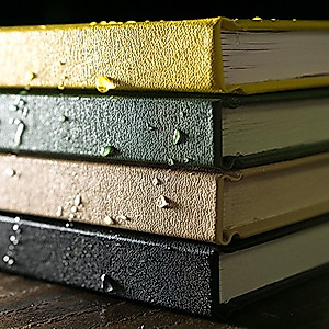 Rite In The Rain Weatherproof Hard Cover Notebook, 8 3/4" x 11 1/4", Yellow Cover, Universal Pattern (No. 370F-MX)