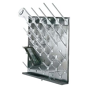 Modular Stainless Steel Drying Rack, 60 White pegs
