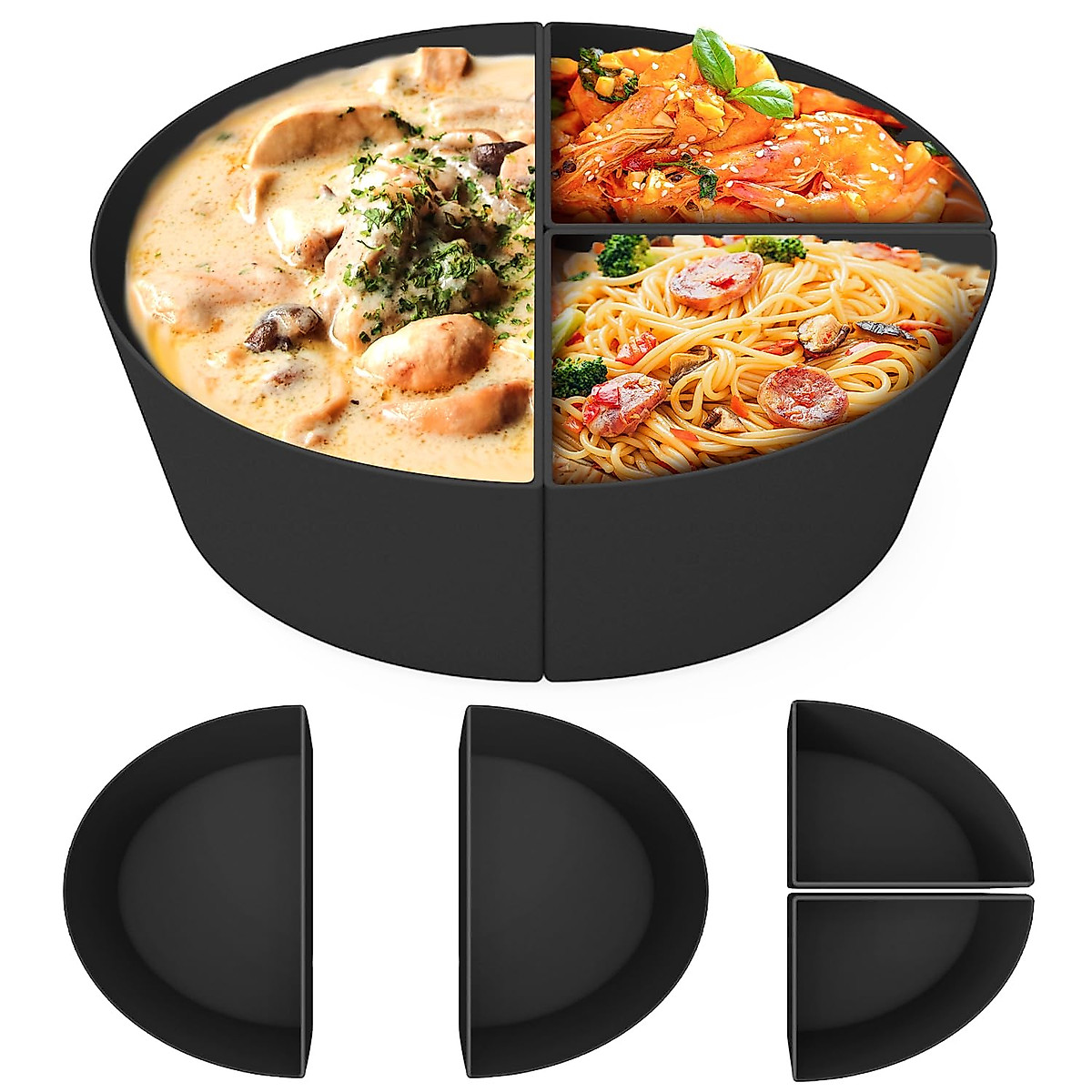 PEAKFUN Silicone Slow Cooker Liners fit Crock-Pot 7-8 Quart Oval Slow Cookergsrfdtdfyujfygyugtftrderdrtujrfdcruyftftyfdedsryhsderdhctgrfdujf