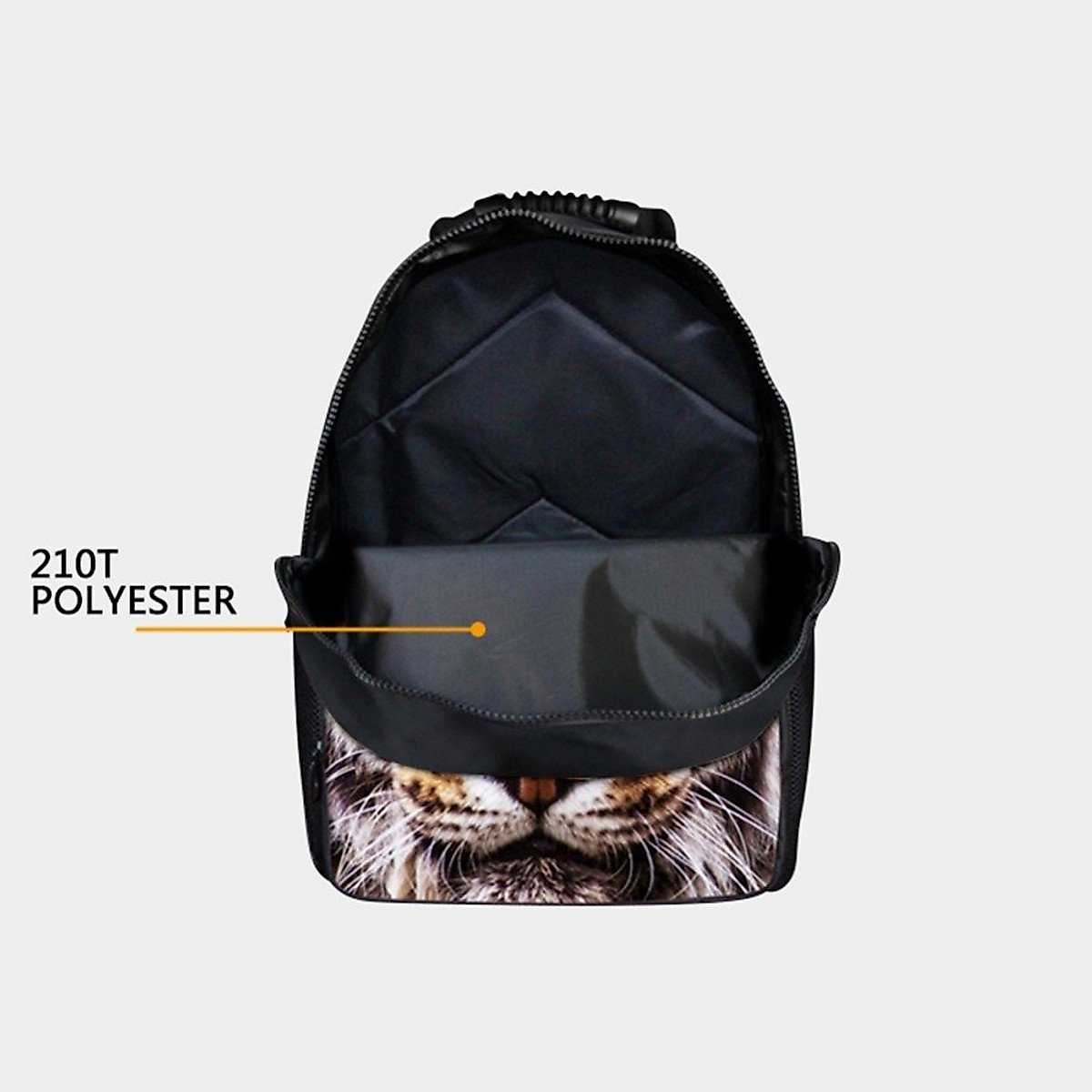 Animal School Bag,School College Backpack,Teenagers Casual Daypack,17 Inch Laptop Backpack for Men (Monkey)