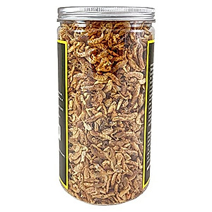 Amzey Dried Large Red Shrimp 198 Grams - Sun Dried 7 oz- Aquatic Turtle Food, Betta Fish Food, Tropical Fish Food, Crab Food, Reptile Food, Aquatic Fish Foods, Aquatic Pets Food