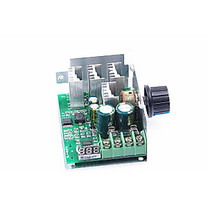 KNACRO Digital Tachometer PWM DC Motor Speed Controller 30A DC 6V 12V 24V 36V 48V 60V (6V - 60V) Max Power 1200W Promise Electronic Motor Switch