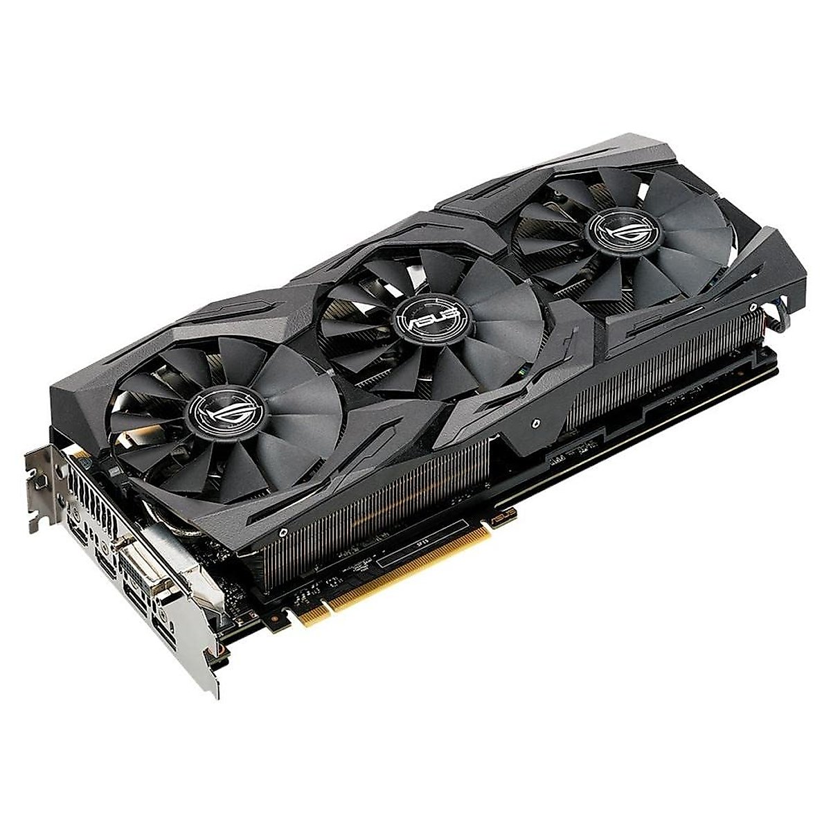 ASUS ROG-STRIX-GTX1080TI-O11G-GAMING GeForce 11GB OC Edition VR Ready 5K HD Gaming HDMI DisplayPort DVI Overclocked PC GDDR5X Graphics Card