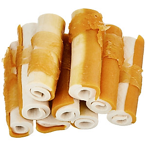 Wonder Bound Chicken Wrapped Mini Sticks - 15 Count - Rawhide-Free Dog Treats, Dental Health Chews for Plaque & Tartar Control, Easy to Digest, Long-Lasting