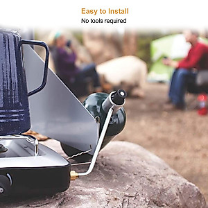 GASLAND Gas Stove Regulator, Replacement Parts for Coleman Portable Propane Stoves with Gas Pressure Issues, Camping Stove Connector Fitting for 1 LB Propane Fuel Cylinder