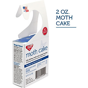 Enoz Moth Cakes – 8 Pack – Easily Hangs in Closets & Garment Bags – Kills Clothes Moths, Carpet Beetles, Eggs & Larvae – Treats 6.25 Cubic Feet